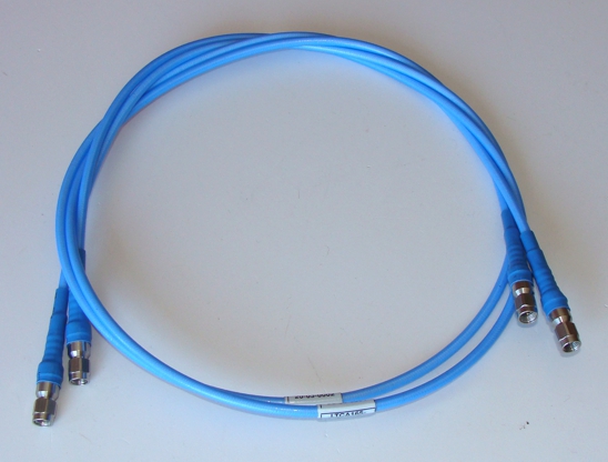 40 GHz low loss custom microwave test cable assemblies